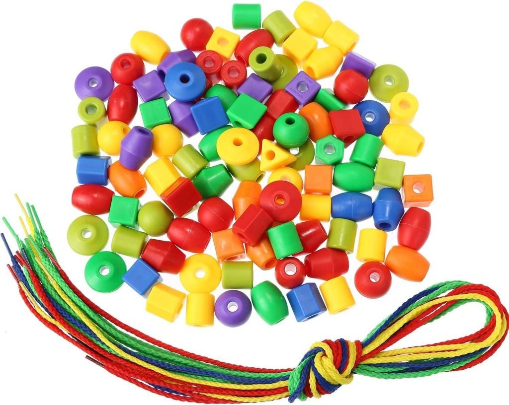 Perles à enfiler avec modèle – 108 pièces - Boutique en Ligne de Jeux ...