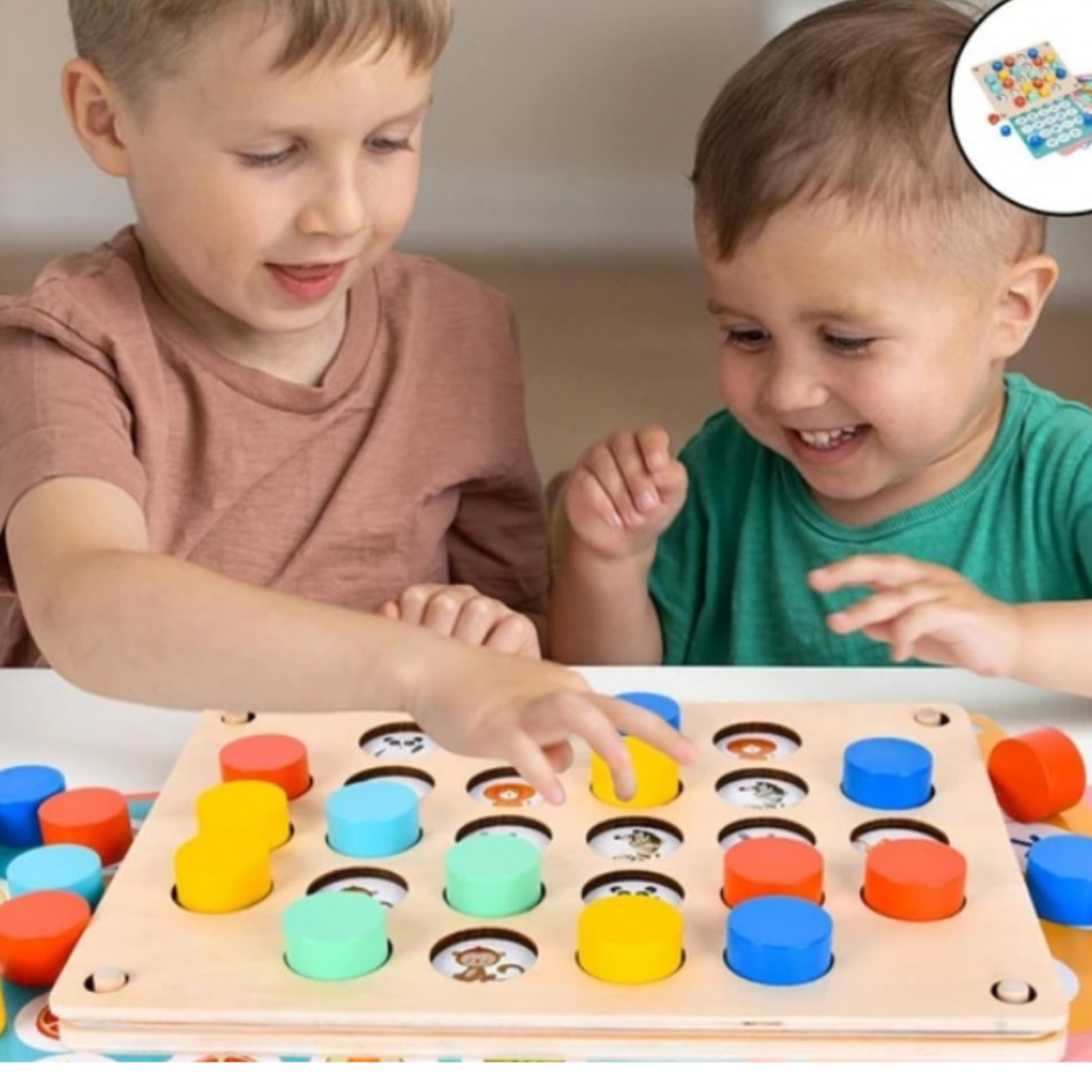 Méga jeu de mémoire et de réflexion en bois - Boutique en Ligne de Jeux ...